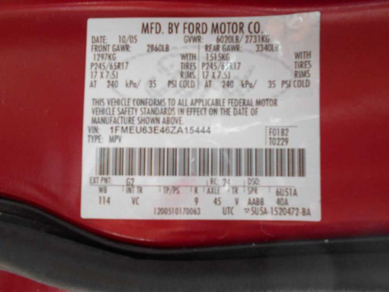 Used 2006 Ford Explorer Rear Body Explorer Decklid Tailgate Part