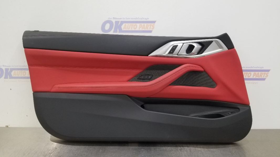 2024 BMW M4 G82 COUPE INTERIOR DOOR TRIM PANEL FRONT LEFT DRIVER RED ...